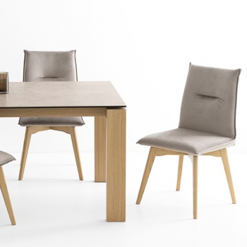 Calligaris Romy Chair Wood Legs