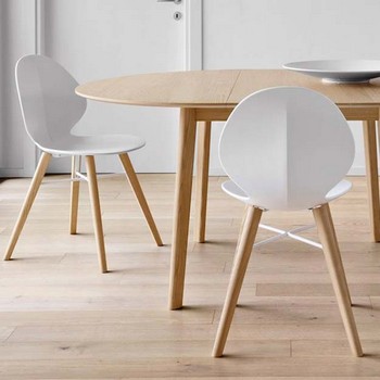 Calligaris Basil Chair Wood Legs