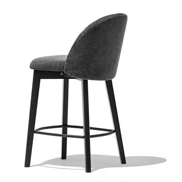 Connubia Tuka Mid Bar Stool Wood Legs - In Stock
