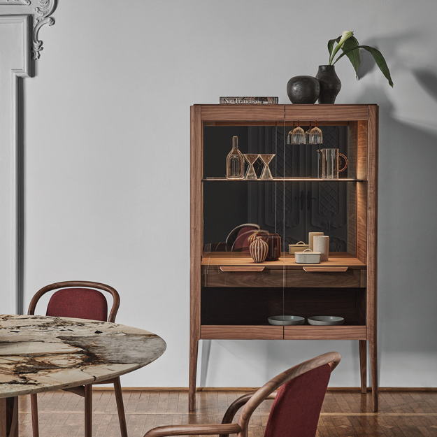 Porada Atlante Bar Cabinet - Quick Ship